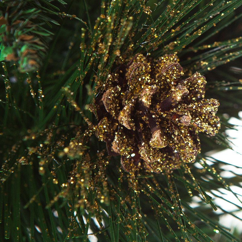 Next Day│Gold Pine Christmas Tree with Crystals│ Luxurious, Easy ...